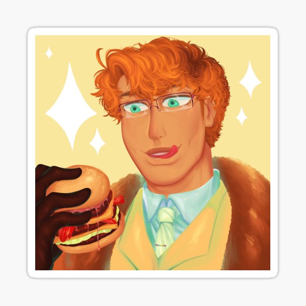 "Alfred Portrait" Sticker for Sale by dongoverlord | Redbubble