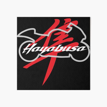 "Suzuki Hayabusa Motorcycle Logo Silhouette" Art Board Print by ...