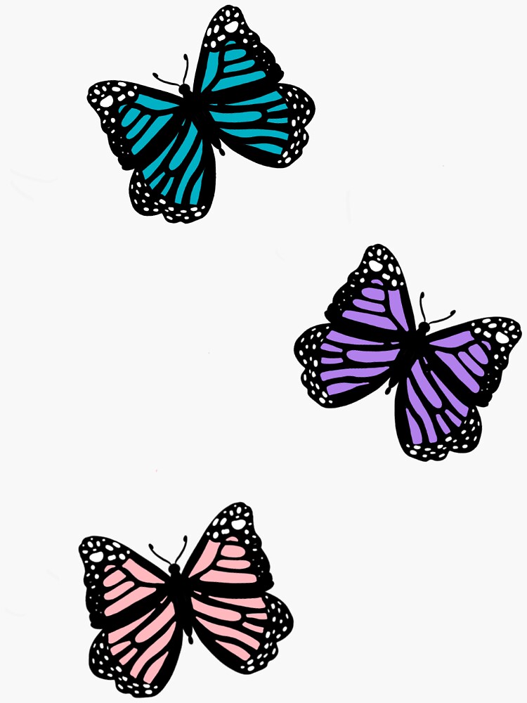 "Flutter" Sticker by kingdomheart1 | Redbubble