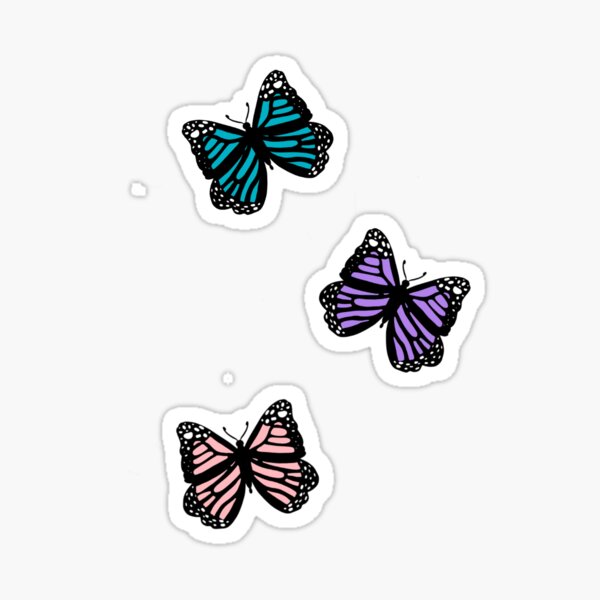 "Flutter" Sticker by kingdomheart1 | Redbubble