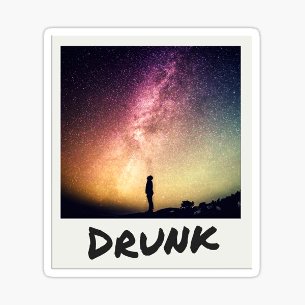 "Drunk" Sticker for Sale by onemorefight | Redbubble