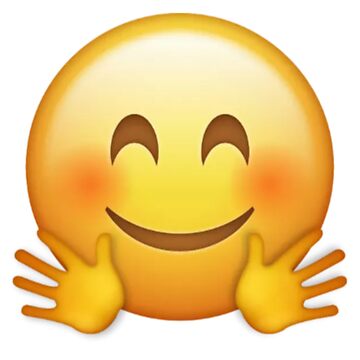 "The hug emoji" Sticker for Sale by Ieda3500 | Redbubble