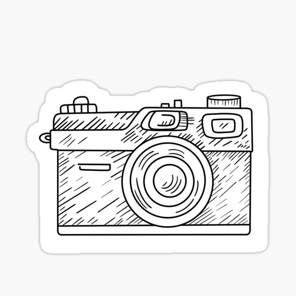 "Camera" Sticker for Sale by aw718 | Redbubble