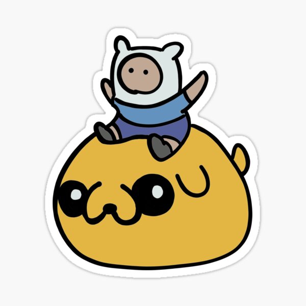 "Cute Jake And Finn " Sticker by QuoteStore74 | Redbubble