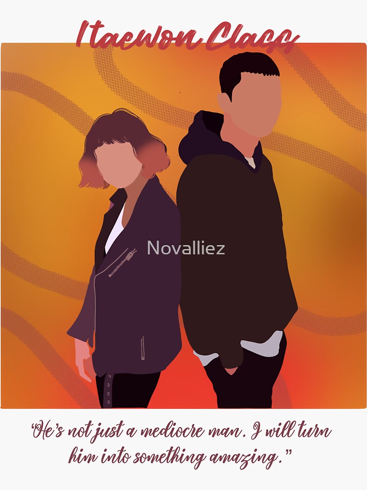 "Itaewon class" Sticker for Sale by Novalliez | Redbubble