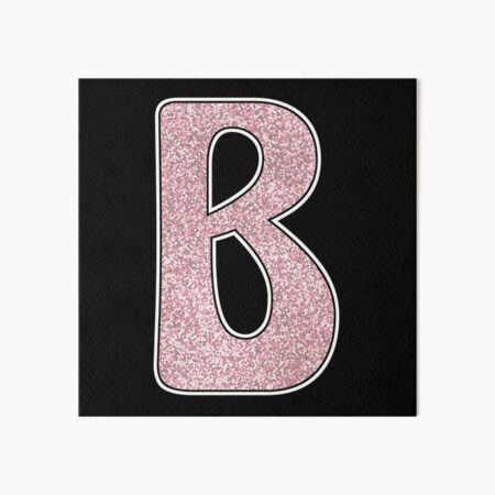 Lámina rígida «Inicial del alfabeto del estilo del brillo de la letra B ...