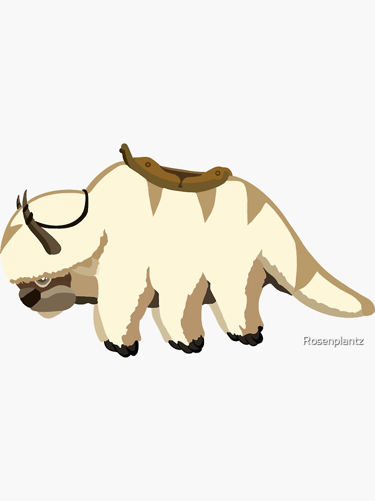 "Flying Appa" Sticker by Rosenplantz | Redbubble