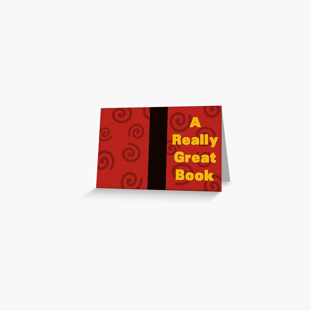 "A Really Great Book" Journal for Sale by Takeshidude | Redbubble