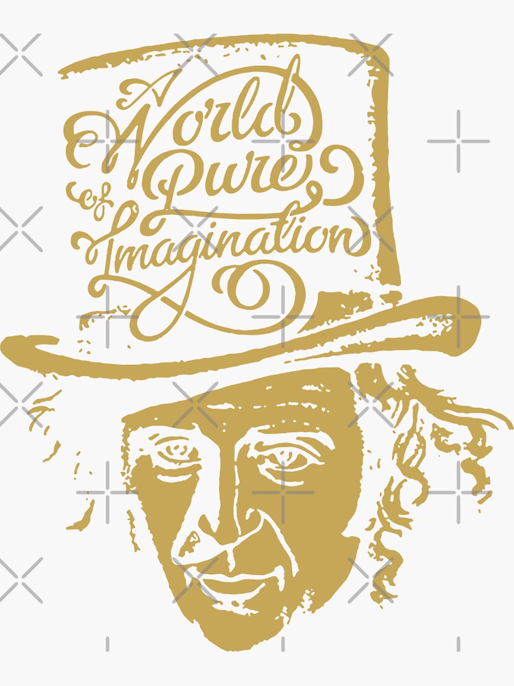 "A World Of Pure Imagination Gene Wilder" Sticker for Sale by JeanBen9 ...
