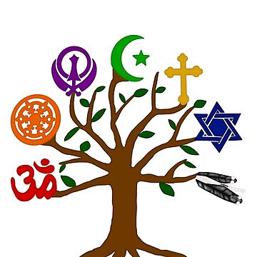"Interfaith Tree" Greeting Card for Sale by gracemakenna | Redbubble
