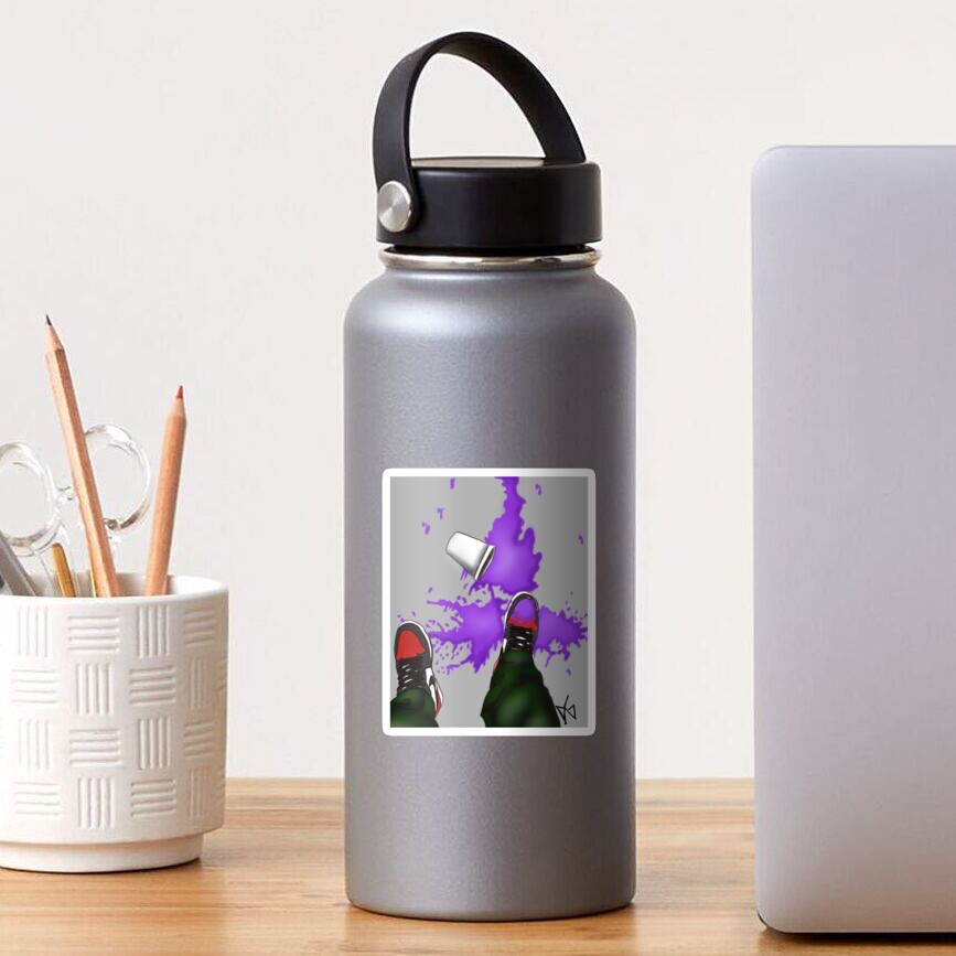"Lean Spill" Sticker by drippysketchdlg | Redbubble