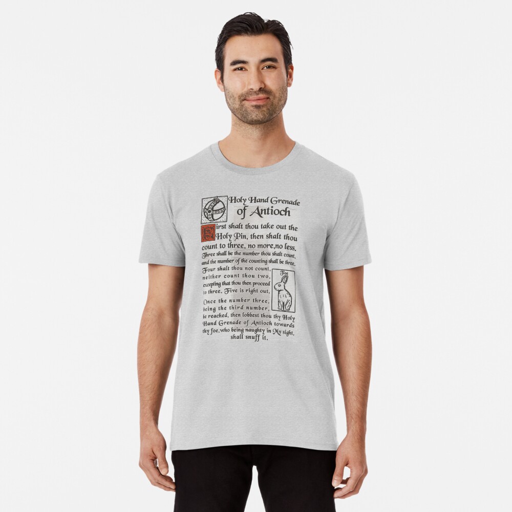 "Holy Hand Grenade Script" Essential T-Shirt for Sale by sontunghaitu ...