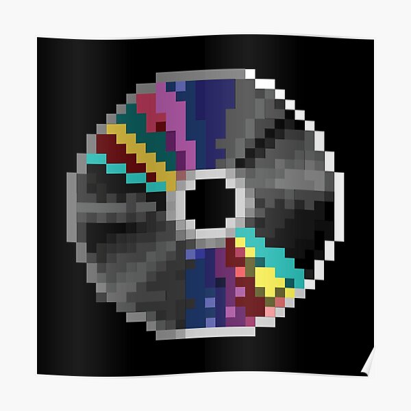 Póster «Icono de Pixel CD» de da-ux-designer | Redbubble
