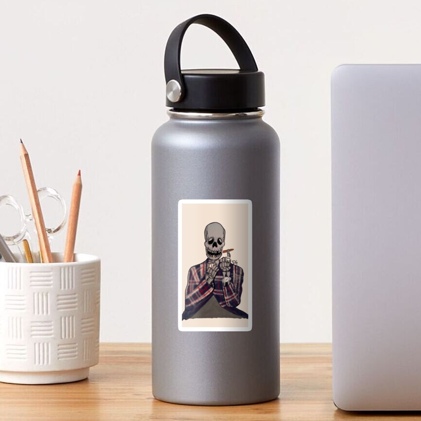 "Skeleton Drip" Sticker by drippysketchdlg | Redbubble