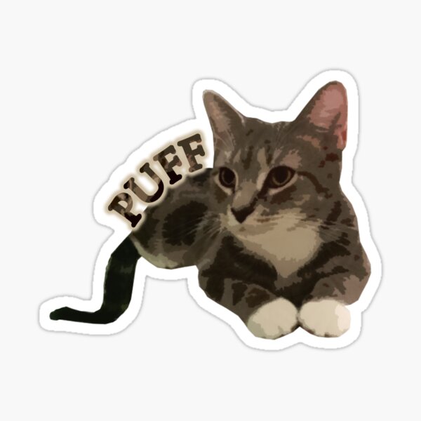 "Puff" Sticker by outragegraphics | Redbubble