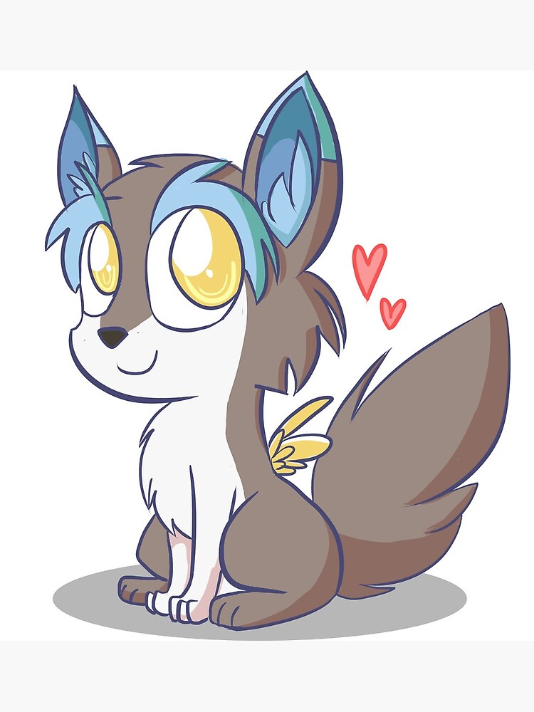 "Mini Wolf" Poster for Sale by ctatoiu | Redbubble