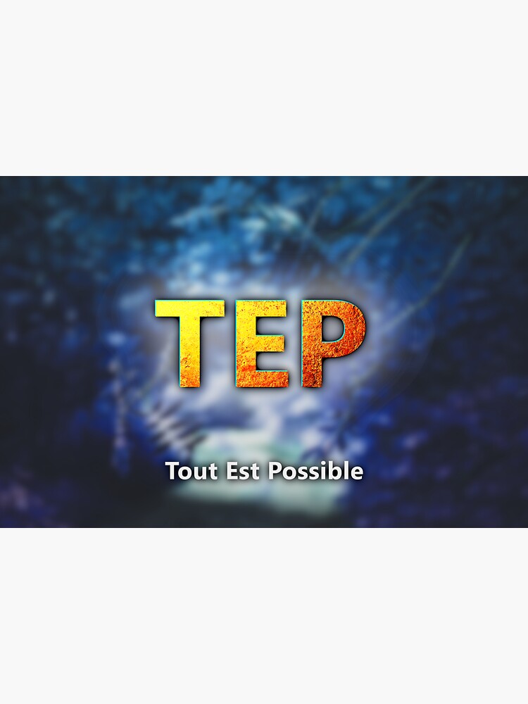 "Logo TEP blue" Sticker by Tepguys | Redbubble