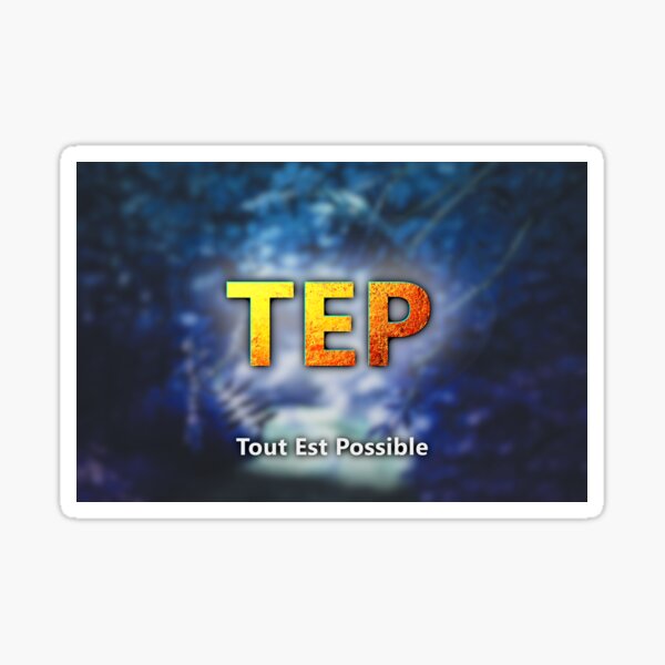 "Logo TEP blue" Sticker by Tepguys | Redbubble