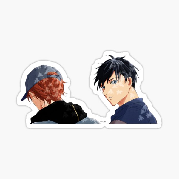 "ギブンーUenoyama and Mafuyu (nbg)" Sticker for Sale by zhengrae | Redbubble