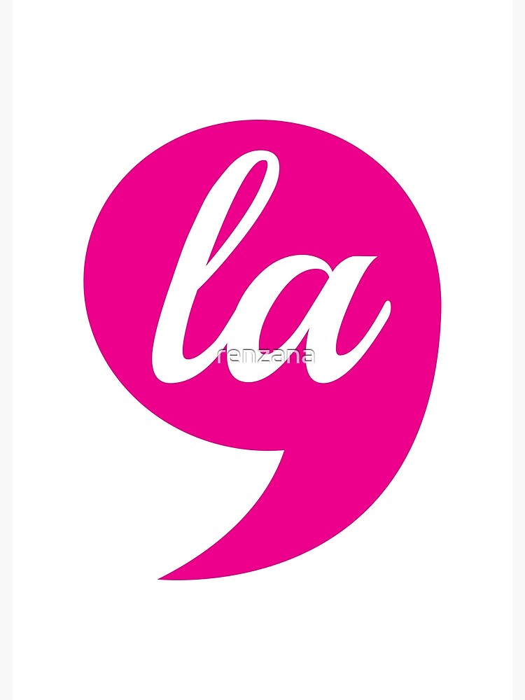 "Comma La Design für Comma La Fans" Fotodruck von renzana | Redbubble