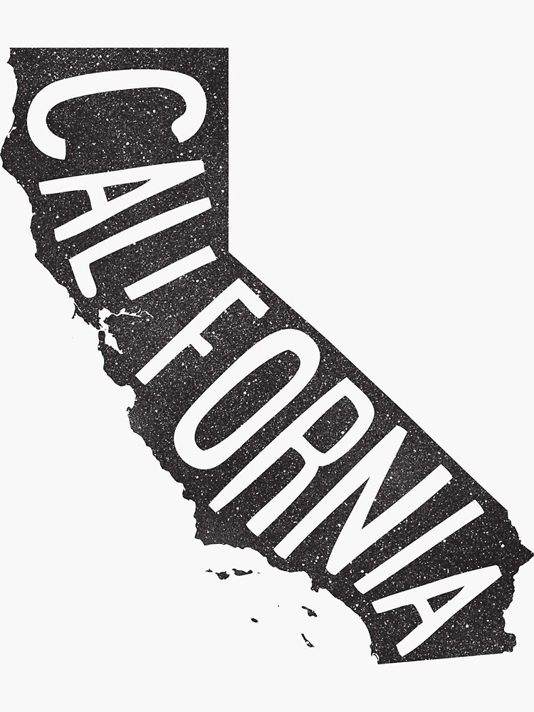 "California" Sticker for Sale by cabinsupplyco | Redbubble