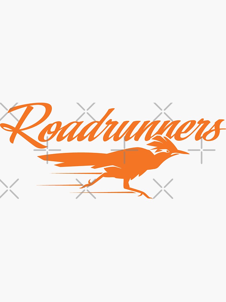 "Roadrunners" Sticker by RunningAardvark | Redbubble