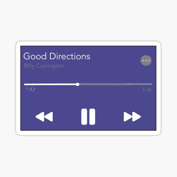 "Billy Currington Good Directions Spotify / Apple Music Song Details ...
