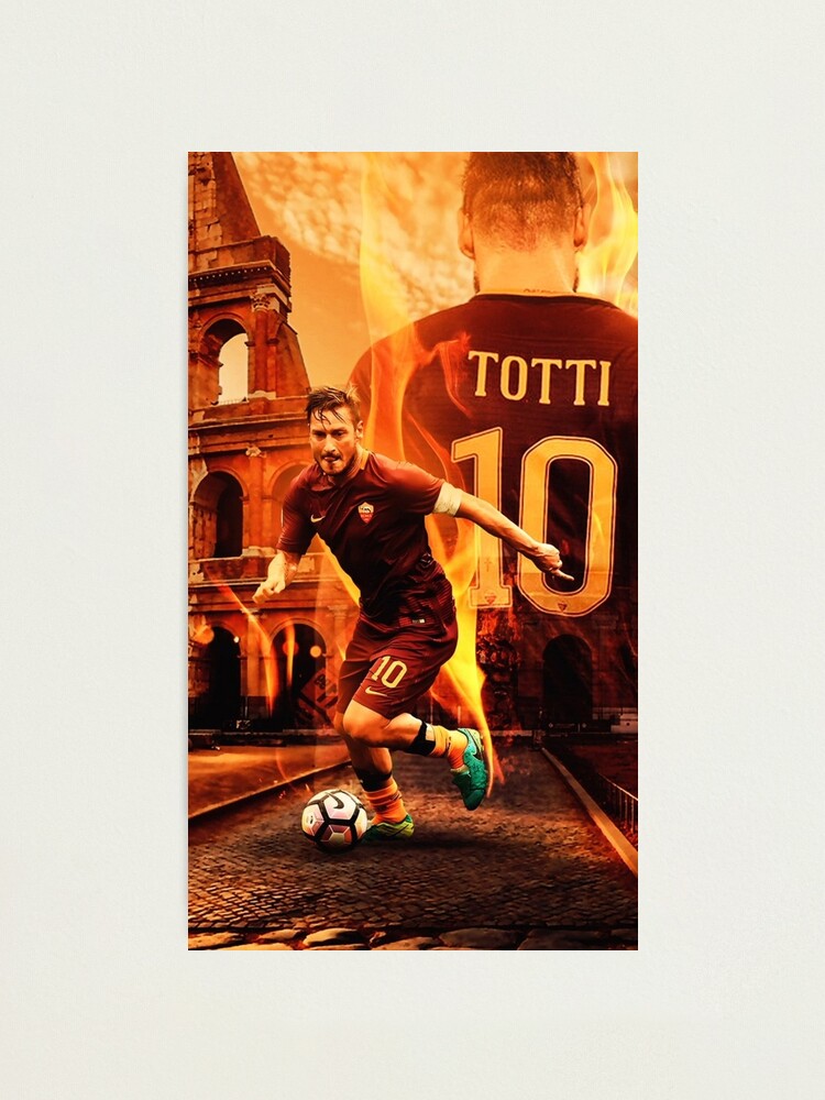 "Francesco Totti Design & Illustration" Photographic Print for Sale by ...