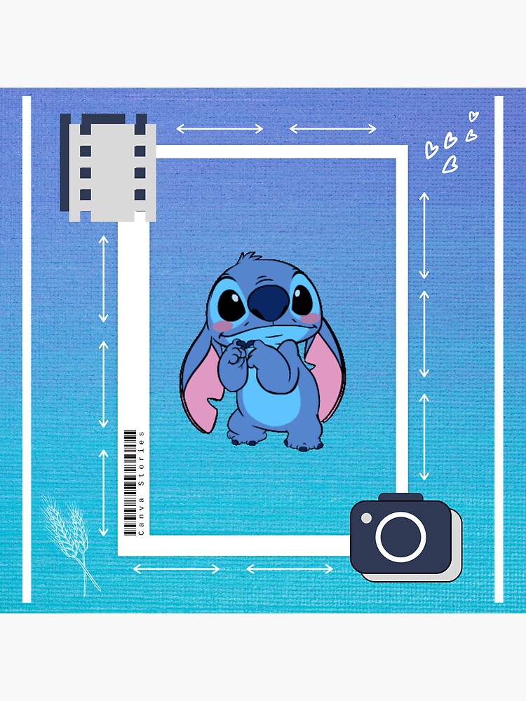 "Sweet Stitch cartoon design" Sticker by Hatdogiee | Redbubble