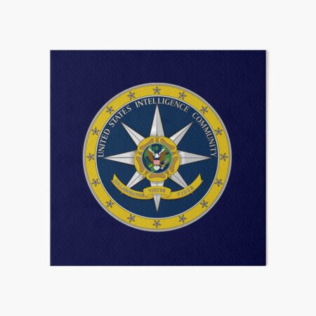 "UNITED STATES INTELLIGENCE COMMUNITY IC" Art Board Print for Sale by ...