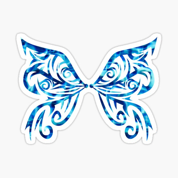 "Butterfly Wings" Sticker by AbrahamDavid123 | Redbubble