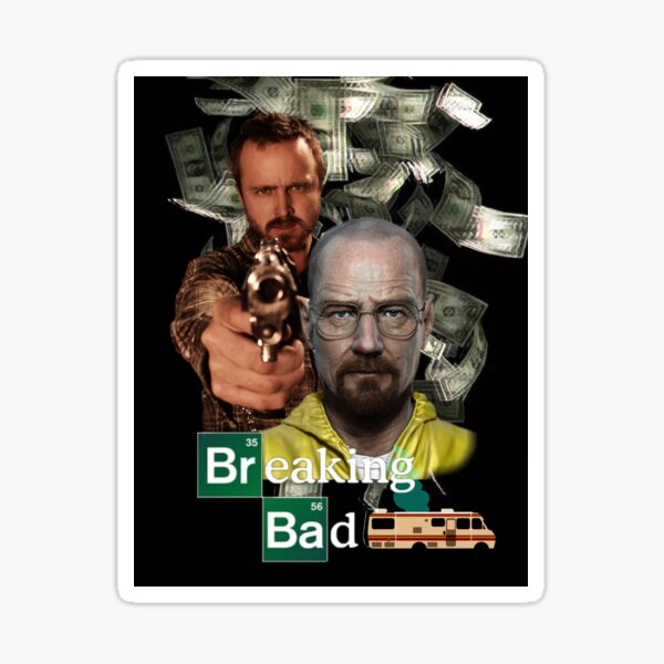 "Breaking bad " Sticker for Sale by Bebaortiz00 | Redbubble