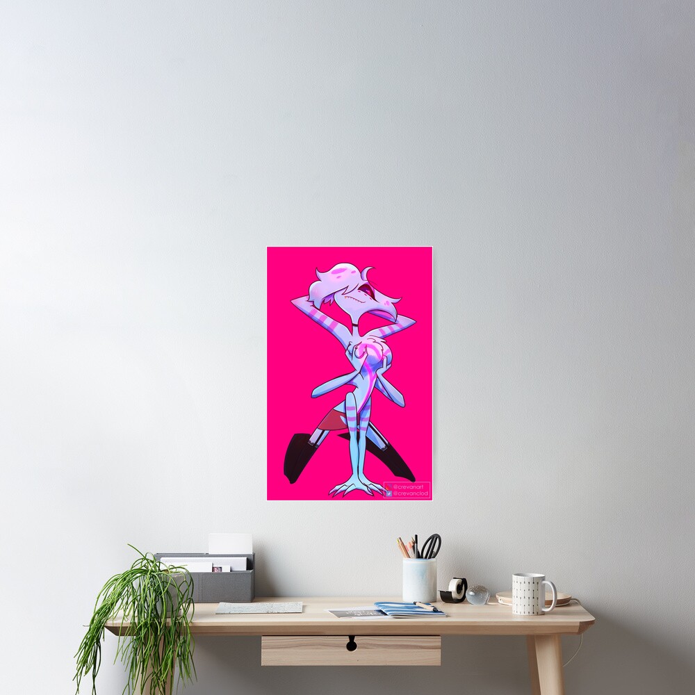 "Angel Dust Pin-Up" Poster for Sale by crevanart | Redbubble