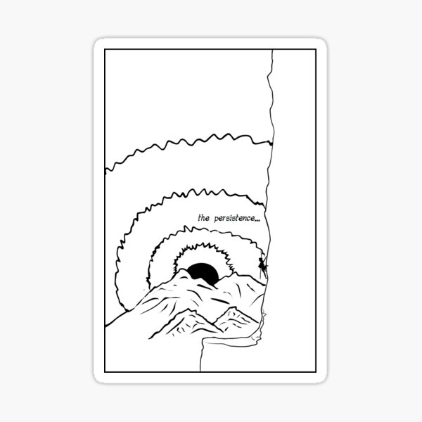 "The Persistence Panel Art (Comic)" Sticker for Sale by SitedaArts ...