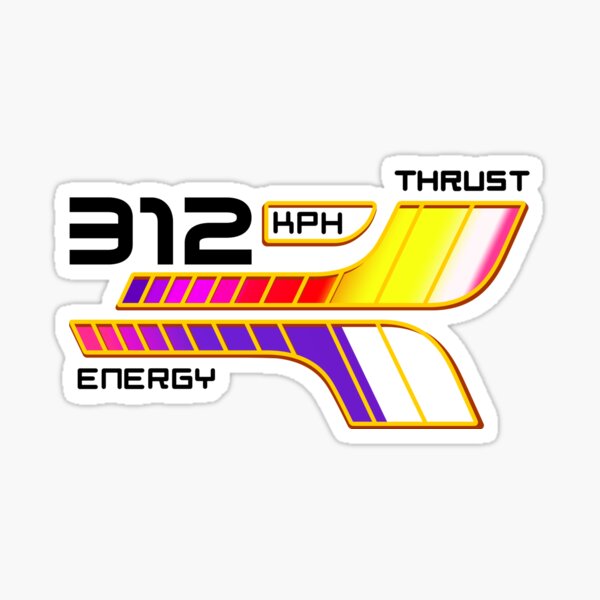 "Wipeout 2097 - Thrust Acceleration - Symbol" Sticker for Sale by ...