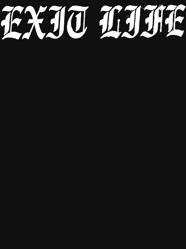 ""Exit Life" Lil Peep" Essential T-Shirt by HerrKoolS | Redbubble