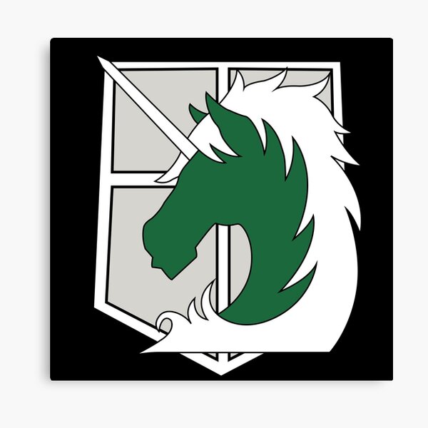 Attack On Titan Garrison Regiment Canvas Prints | Redbubble