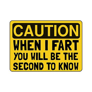 "Fart Second" Sticker for Sale by TheBestStore | Redbubble