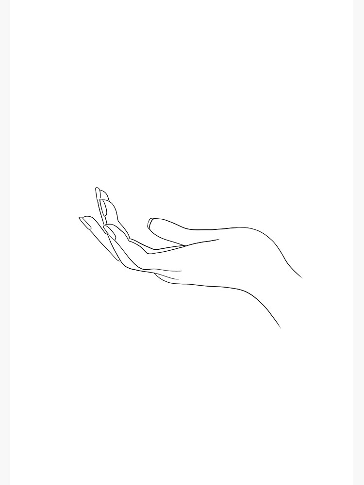 "Single hand illustration" Poster by Wonderdesignfr | Redbubble