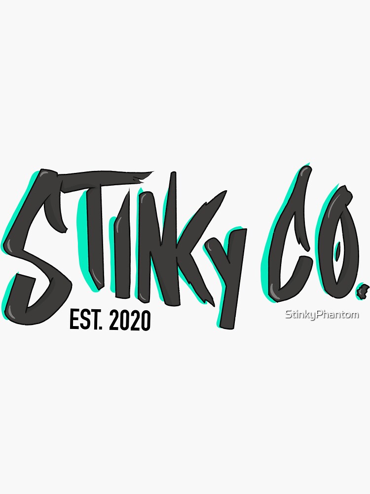 "Official Stinky Co. logo T-Shirt " Sticker for Sale by StinkyPhantom ...