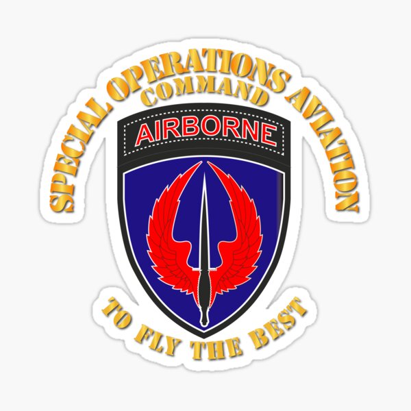 "SOF - Special Operations Aviation Command - SSI" Sticker for Sale by ...