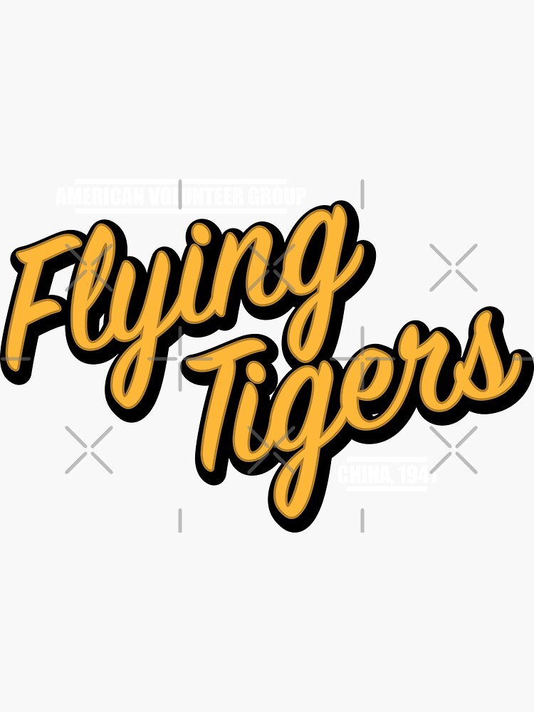 "WW2 Flying Tigers" Sticker for Sale by StrongVlad | Redbubble