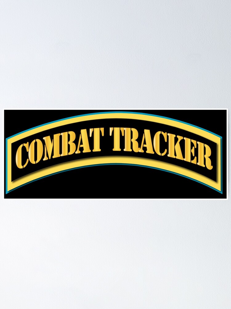 "Army - Combat Tracker Tab - Gold" Poster for Sale by twix123844 ...