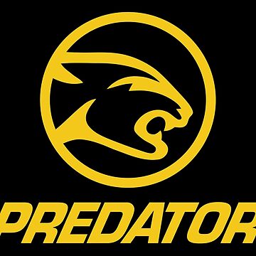 "PREDATOR ROUND LOGO" Sticker by diego75bcn | Redbubble