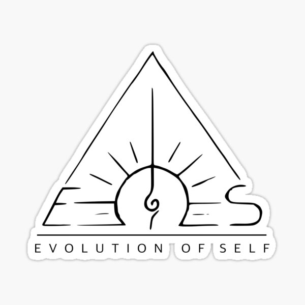 "EOS - Evolution Of Self - logo" Sticker for Sale by Thoram | Redbubble