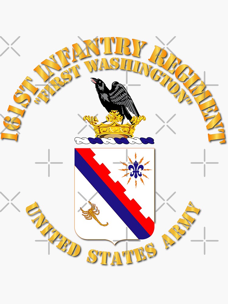 "Army - COA - 161st Infantry Regiment" Sticker for Sale by twix123844 ...