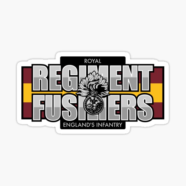 "Royal Regiment of Fusiliers" Sticker for Sale by FireMission45 | Redbubble