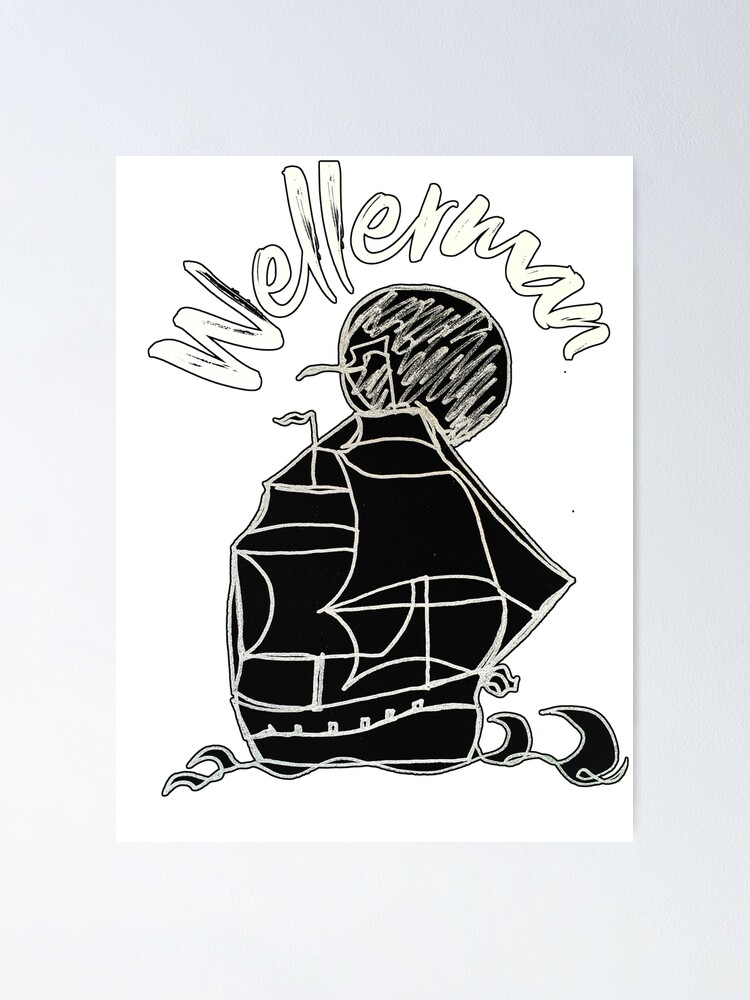 "Wellerman ship Sea shanty" Poster for Sale by orangerinka | Redbubble