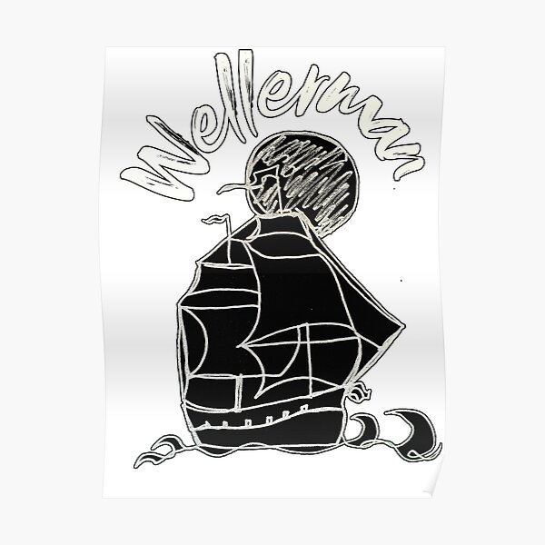 "Wellerman ship Sea shanty" Poster for Sale by orangerinka | Redbubble