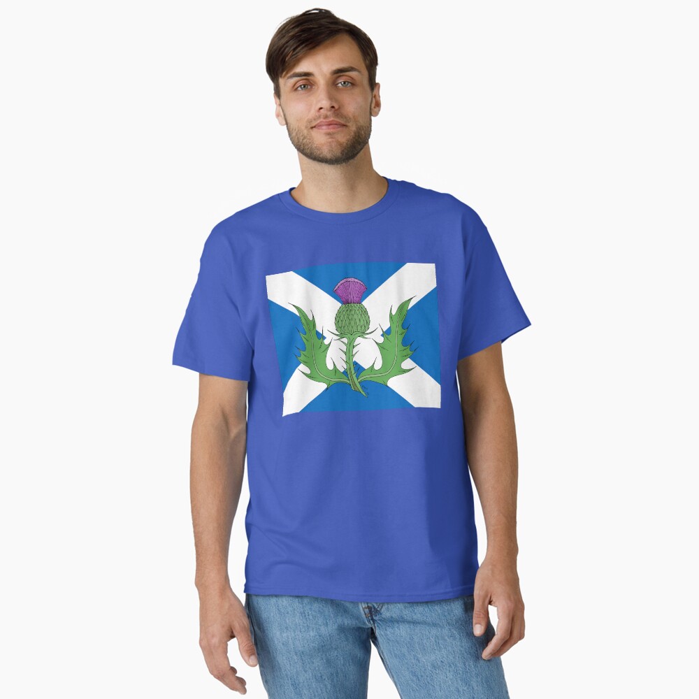 "Scottish Thistle & Saltire" Sticker for Sale by RHFay | Redbubble